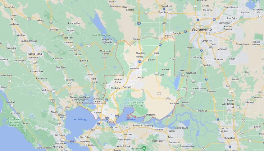 Cities and Towns in Solano County, California – Countryaah.com