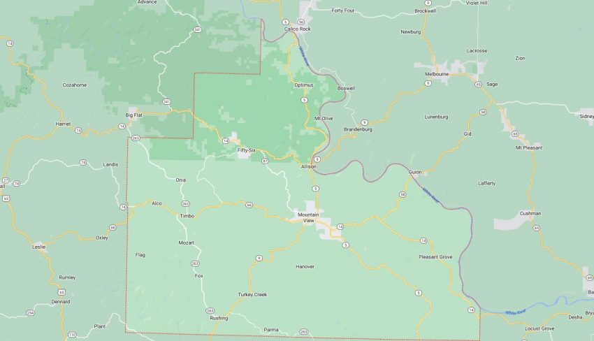 Cities and Towns in Stone County, Arkansas – Countryaah.com