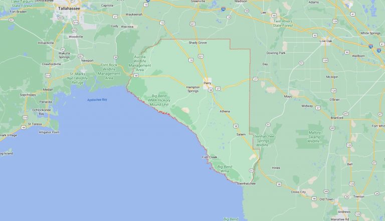 Cities and Towns in Taylor County, Florida – Countryaah.com