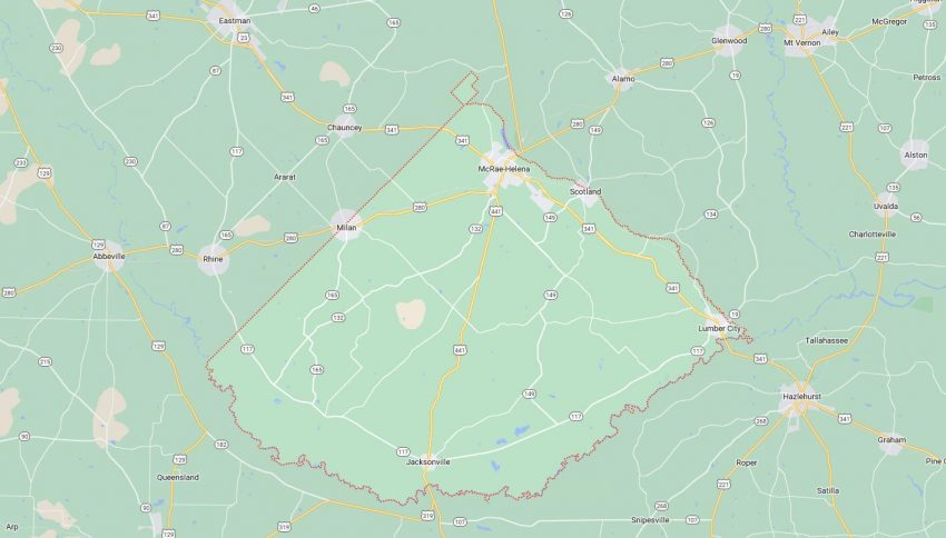 Cities and Towns in Telfair County, Georgia – Countryaah.com