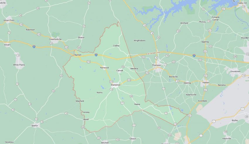 Cities and Towns in Warren County, Georgia – Countryaah.com