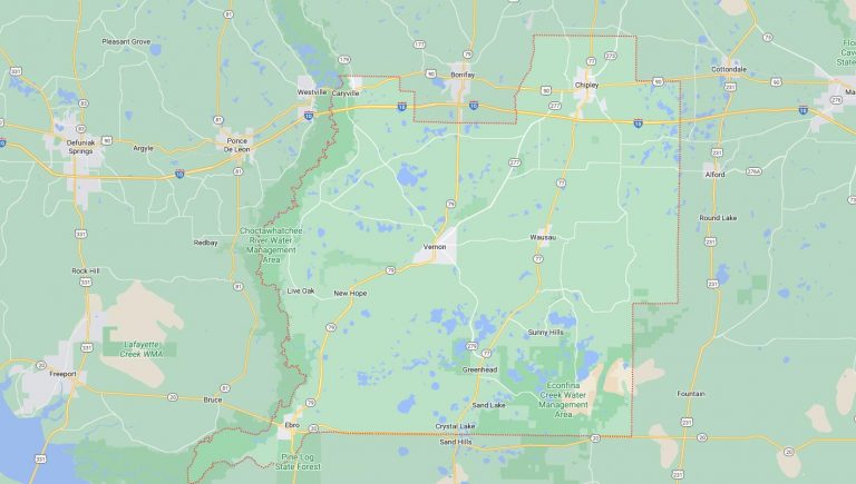 Cities and Towns in Washington County, Florida – Countryaah.com