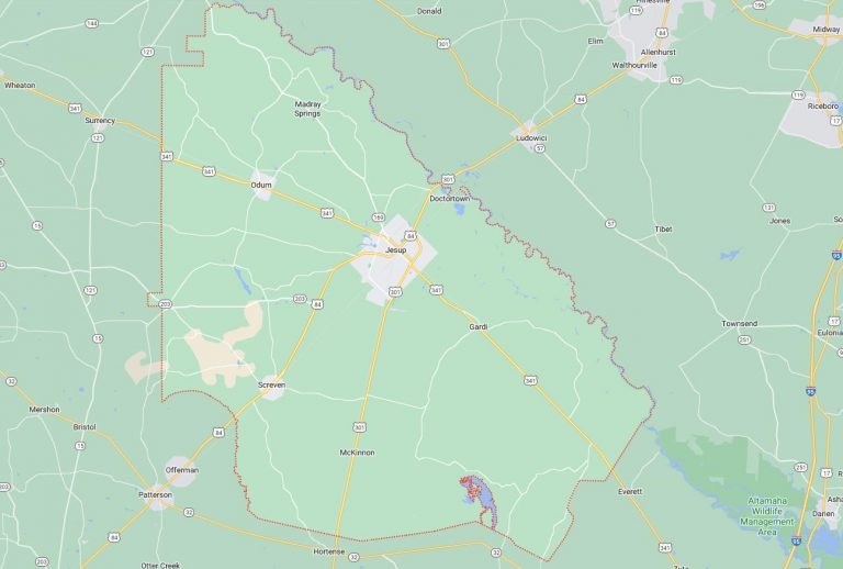Cities and Towns in Wayne County, Georgia – Countryaah.com