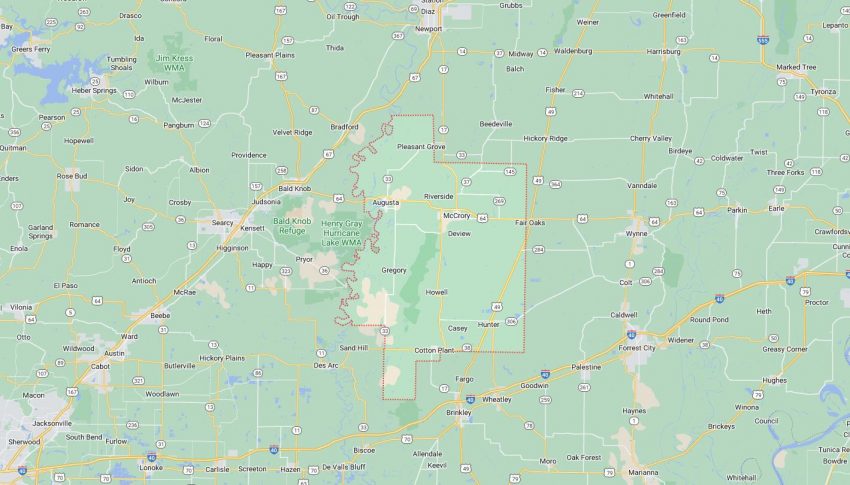 Cities and Towns in Woodruff County, Arkansas – Countryaah.com