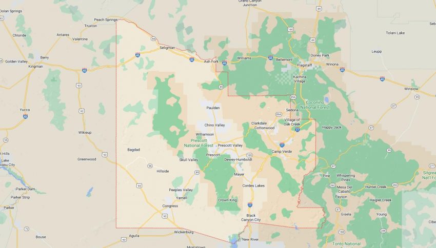Cities and Towns in Yavapai County, Arizona – Countryaah.com