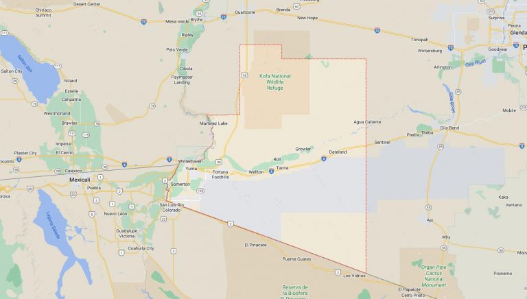 Cities and Towns in Yuma County, Arizona – Countryaah.com