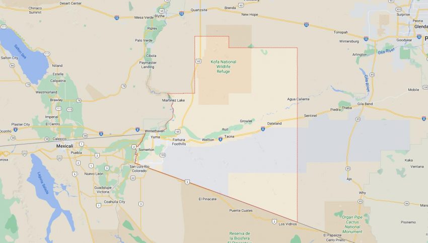 Cities and Towns in Yuma County, Arizona – Countryaah.com