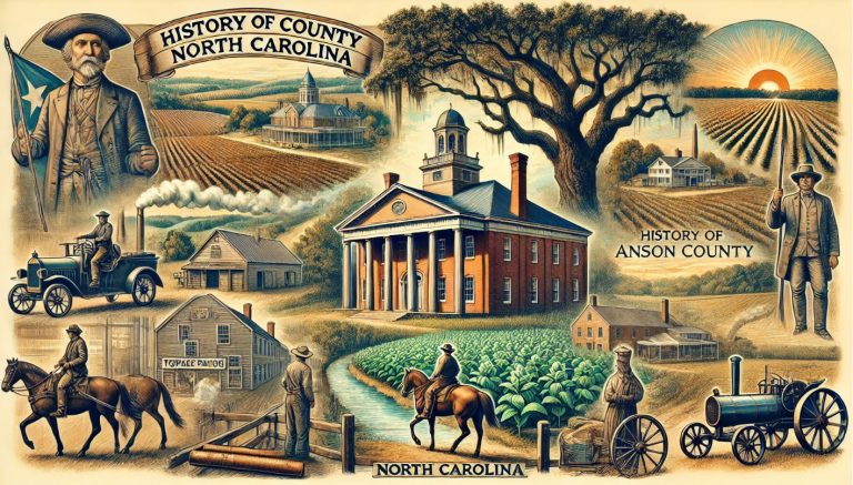 History of Anson County, North Carolina – Countryaah.com
