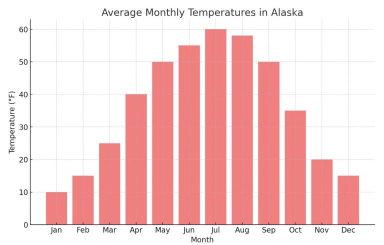 Alaska Weather by Month – Countryaah.com